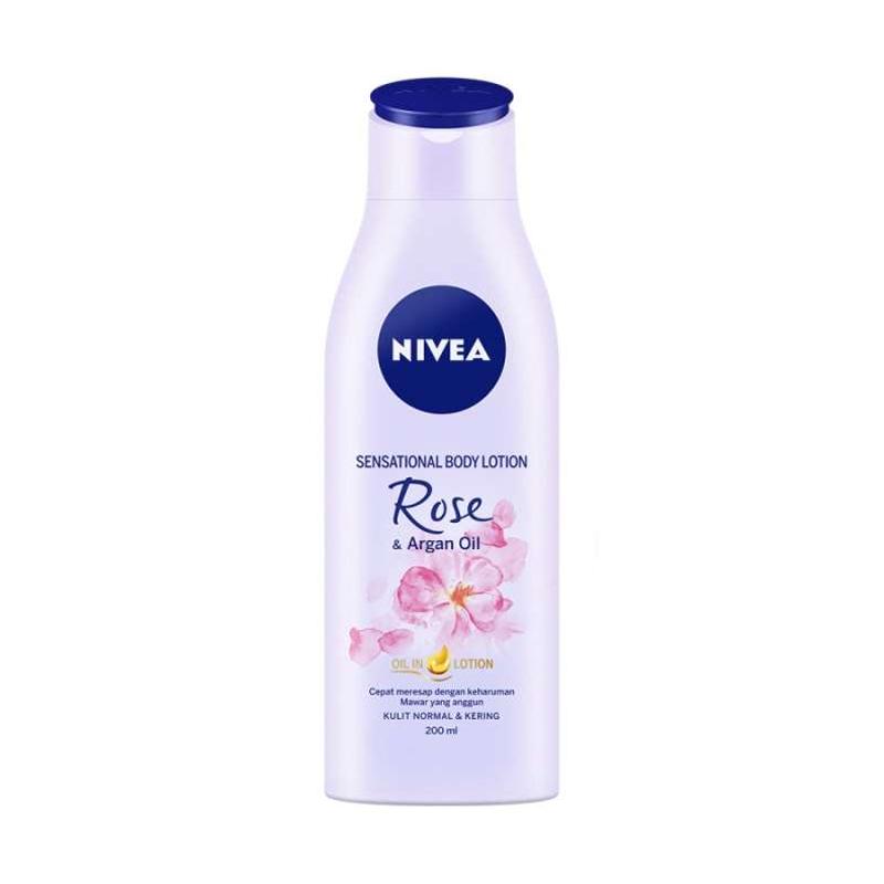 Jual Nivea Sensational Rose & Argan Oil Body Lotion [200 mL] di Seller ...