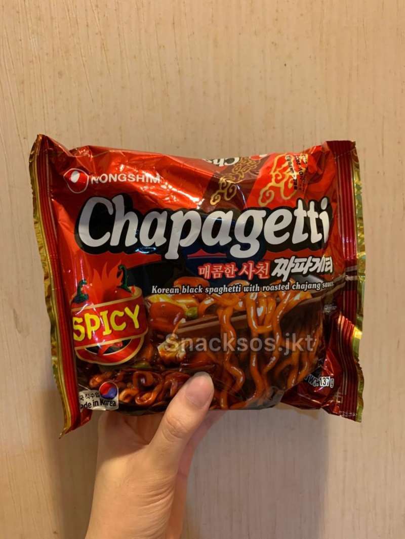 Jual Nongshim Chapaghetti - Korean Black Spaghetti Roasted Jjajang ...