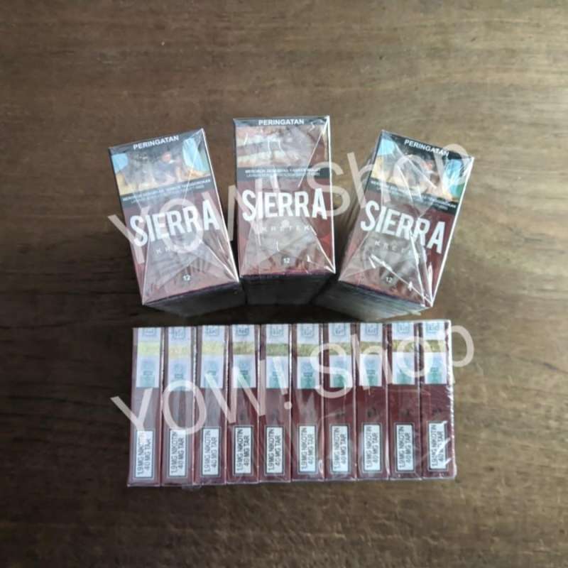 Jual Rokok Sierra Kretek isi 12 batang - 10 Pack=1 Slop di Seller YOW ...