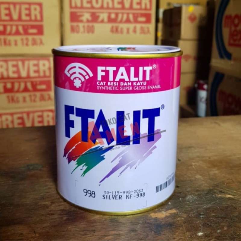 Promo KANSAI FTALIT SILVER 1LT - KF 998 / CAT KAYU DAN BESI Diskon 55% ...