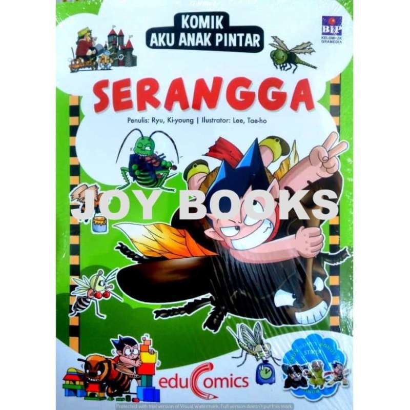 Jual BUKU KOMIK EDUKASI / EDU COMICS AKU ANAK PINTAR SERANGGA di Seller ...