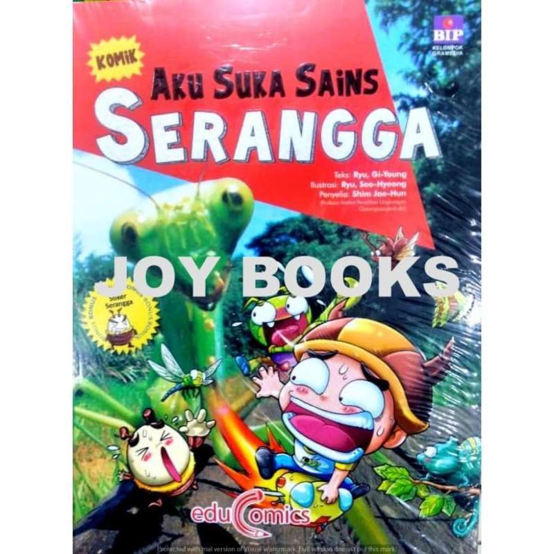 Jual BUKU KOMIK EDUKASI / EDU COMICS AKU SUKA SAINS SERANGGA di Seller ...