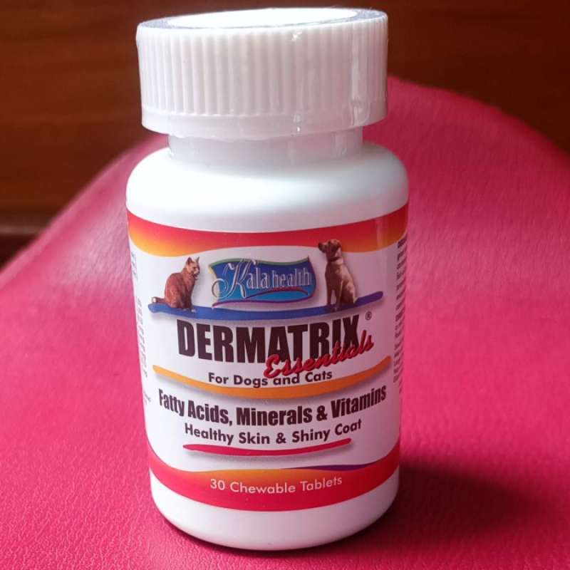 Promo Dermatrix Essentials For Dogs And Cats 30 Tablets Vitamin Diskon ...