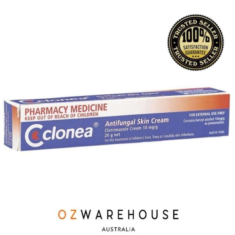 Jual Clonea Antifungal Skin Cream clotrimazole 10mg 20 g di Seller ...