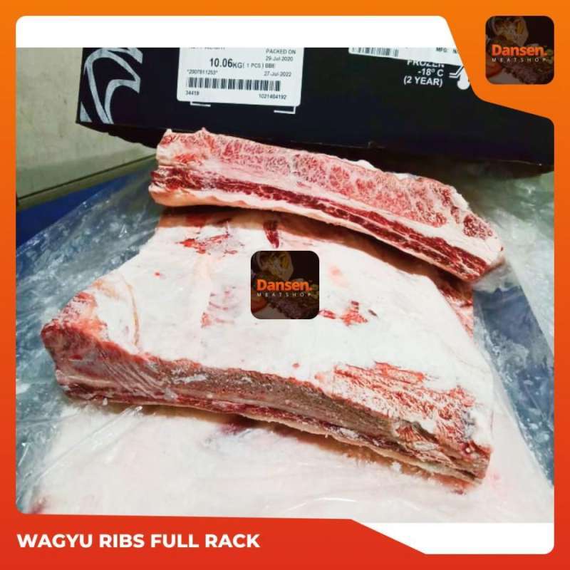 Jual TOKUSEN WAGYU IGA SHORT BACK RIBS FULL RACK LOAF MB 4-5 Halal di Seller Azhima Dansen Meat ...