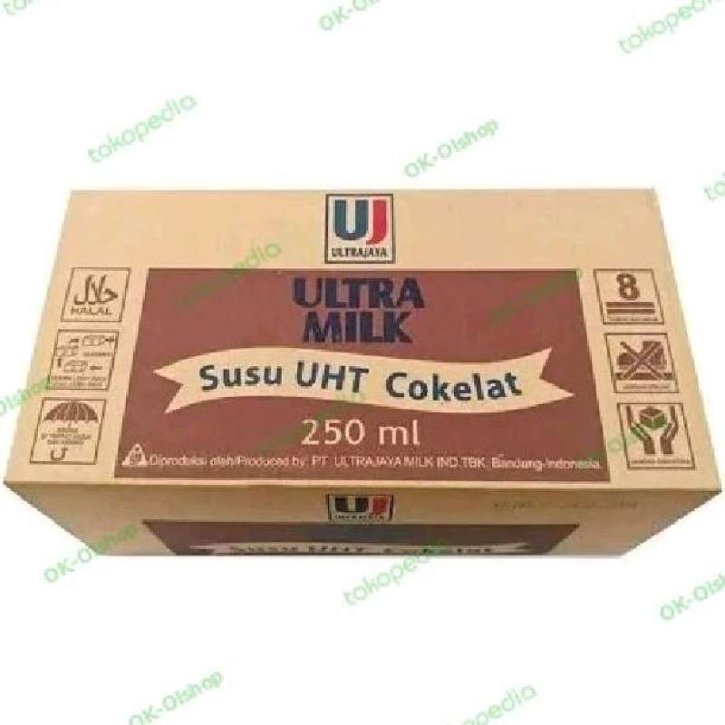 Jual Susu UHT Ultramilk 250ml [24 Pcs / Dus] 1 Dus di Seller Ok Olshop ...