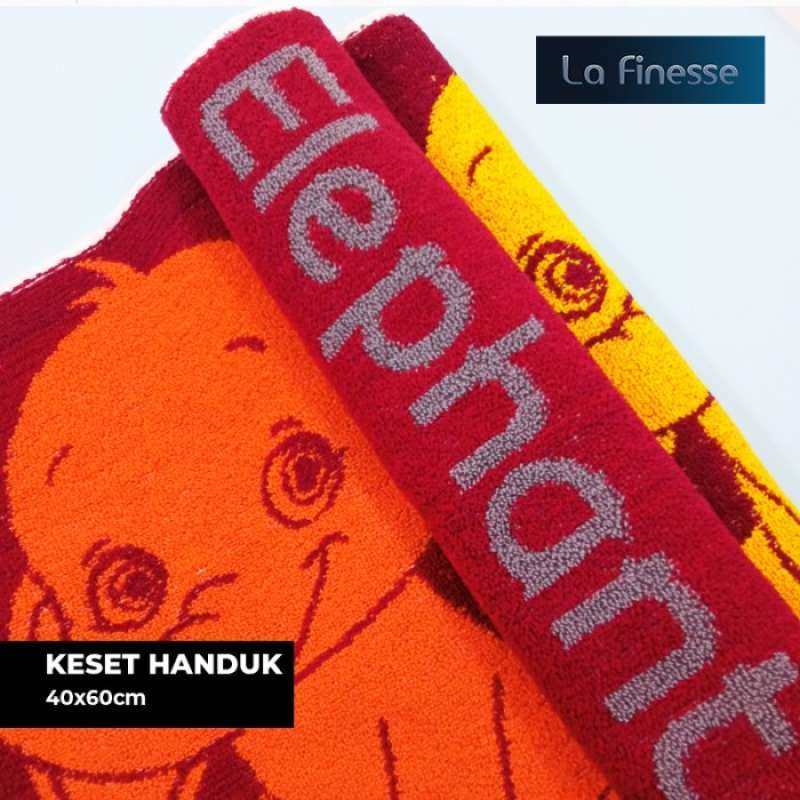 Promo La Finesse Keset Handuk Kamar Mandi Anti Slip Bahan Katun ...
