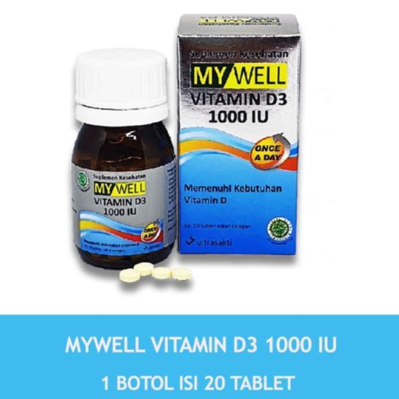 Vitamin D3 1000 My Well Lengkap Harga Terbaru Maret 2024 | Blibli