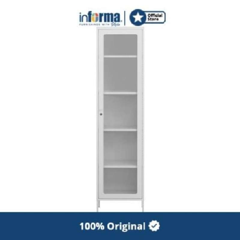 Jual Informa - Informa Flyn Lemari Kantor Pintu Kaca - Putih di Seller ...