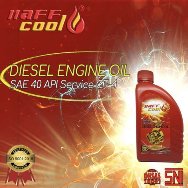 Jual Oli Mesin Solar Naff Cool SAE 40 CF-4 Diesel Engine Oil 800 ml di ...
