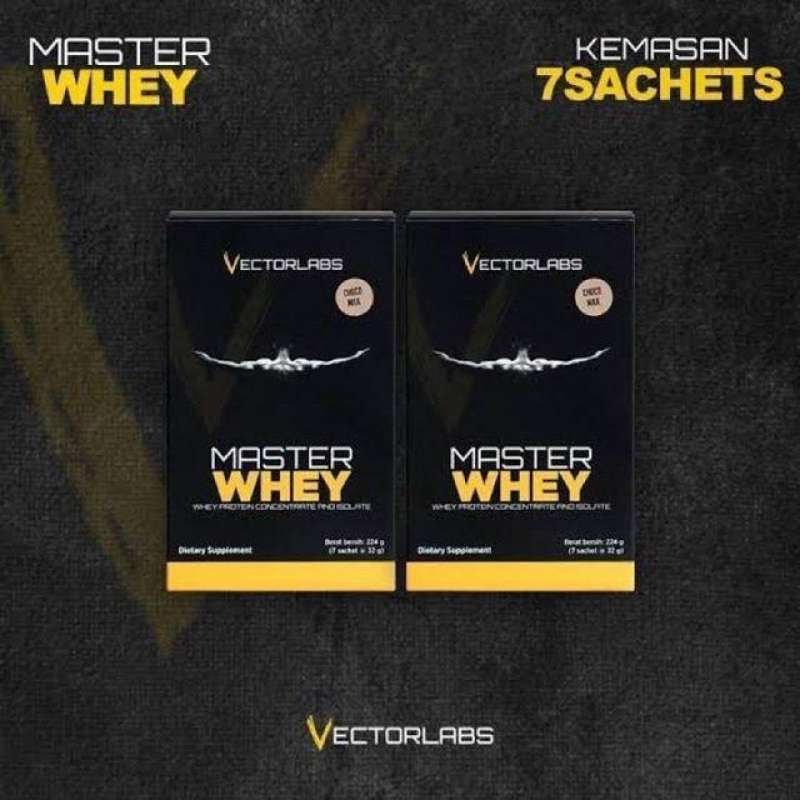Jual VECTORLABS MASTER WHEY PROTEIN 7 SACHET di Seller Original ...