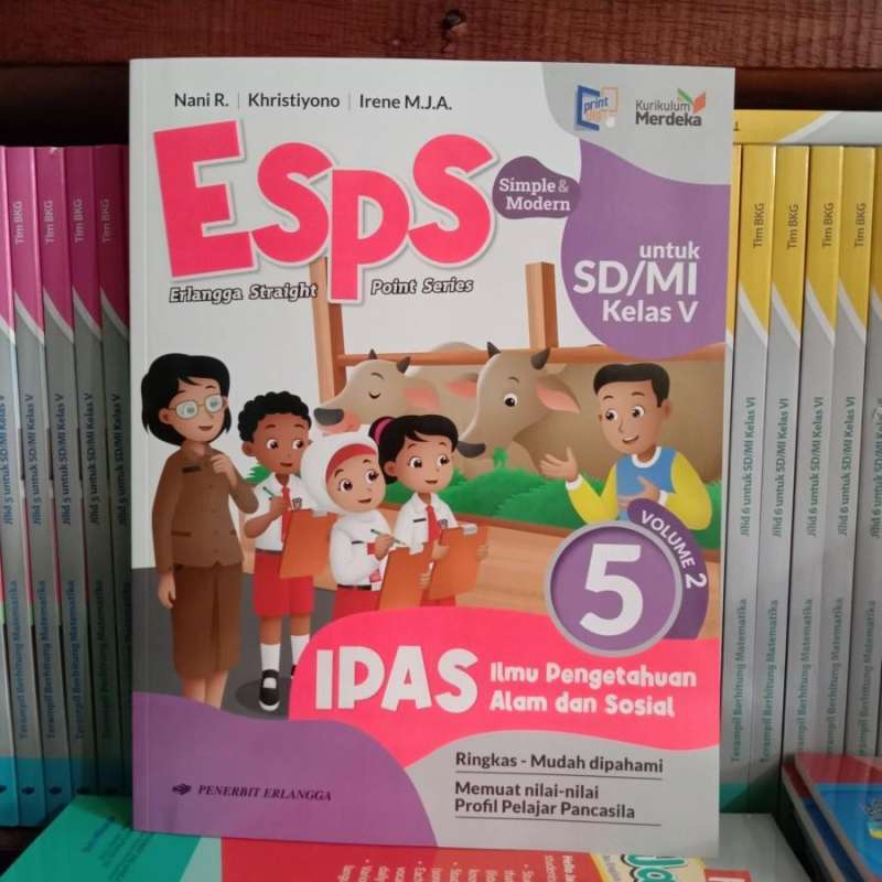 Jual ESPS IPAS kelas 5 SD. volume 1 & 2 kurikulum merdeka di Seller LUSSAN BOOK STORE - Kota ...