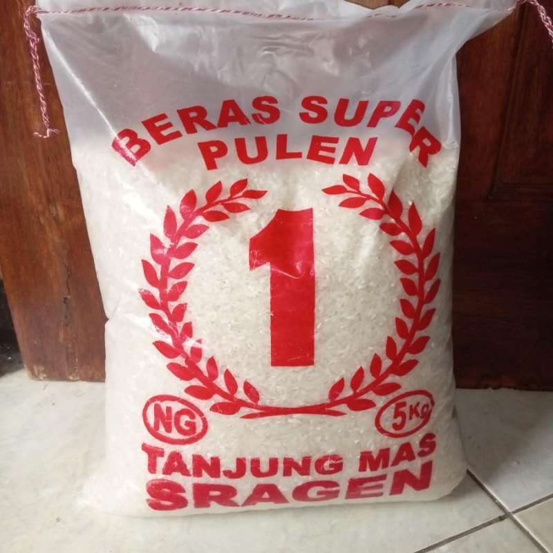Jual Beras Super Pulen Tanjung Mas Sragen 5kg Di Seller Trihanggo Mart ...
