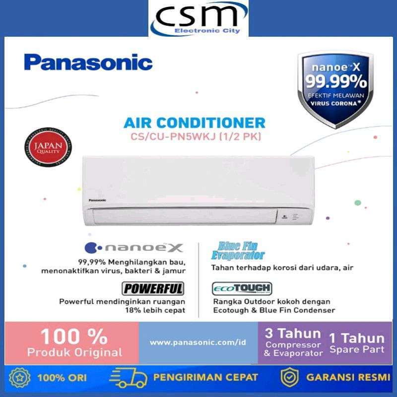 Jual AC PANASONIC CS/CU-PN9WKJ Nanoe-X 1 PK R32 [INDOOR+OUTDOOR UNIT ONLY] GARANSI RESMI di ...