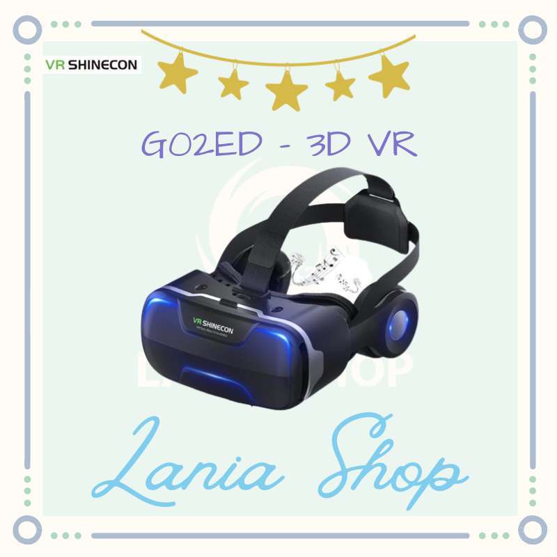 Jual VR SHINECON G02ED - 3D Virtual Reality Glasses with Headphone di ...