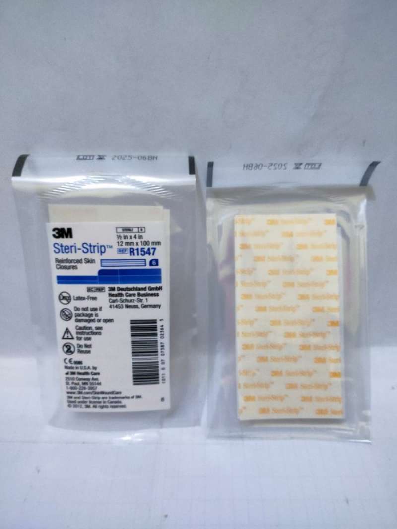 Jual Steri-Strip 3M 1/2 in x 4 in / Elastic Skin Closure /Steri-Strip ...