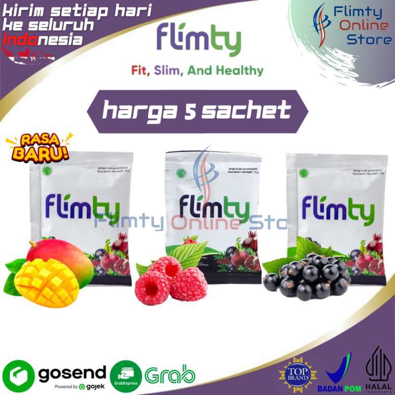 Promo 5 Sachet Flimty Fiber - Antioxidant Detox Diet filmty official ...