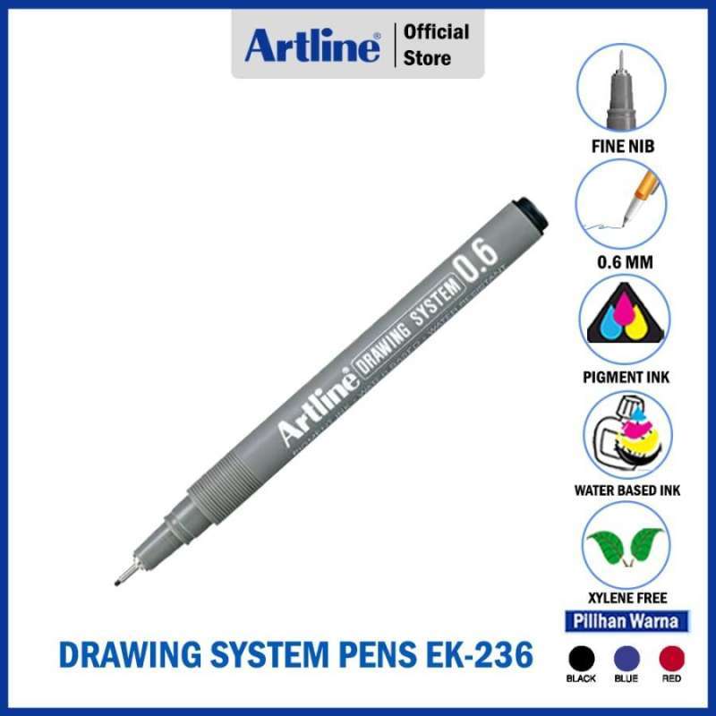 Jual Artline Drawing System Pens EK-236 - Hitam di Seller Toko Buku Lancar Jaya - Suko Manunggal ...