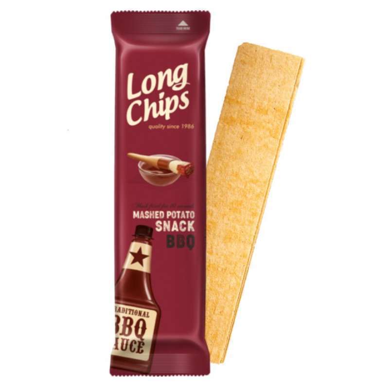 Jual Long Chip Mashed Potato Snack Bbq 75g Di Seller Blibli Express ...