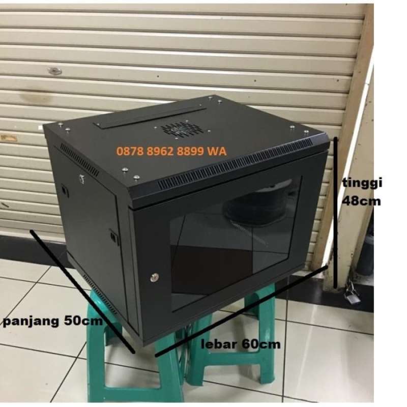 Promo Tanpa Merk Rack Server Wallmount 8U singledoor 500mm Tahun ini ...
