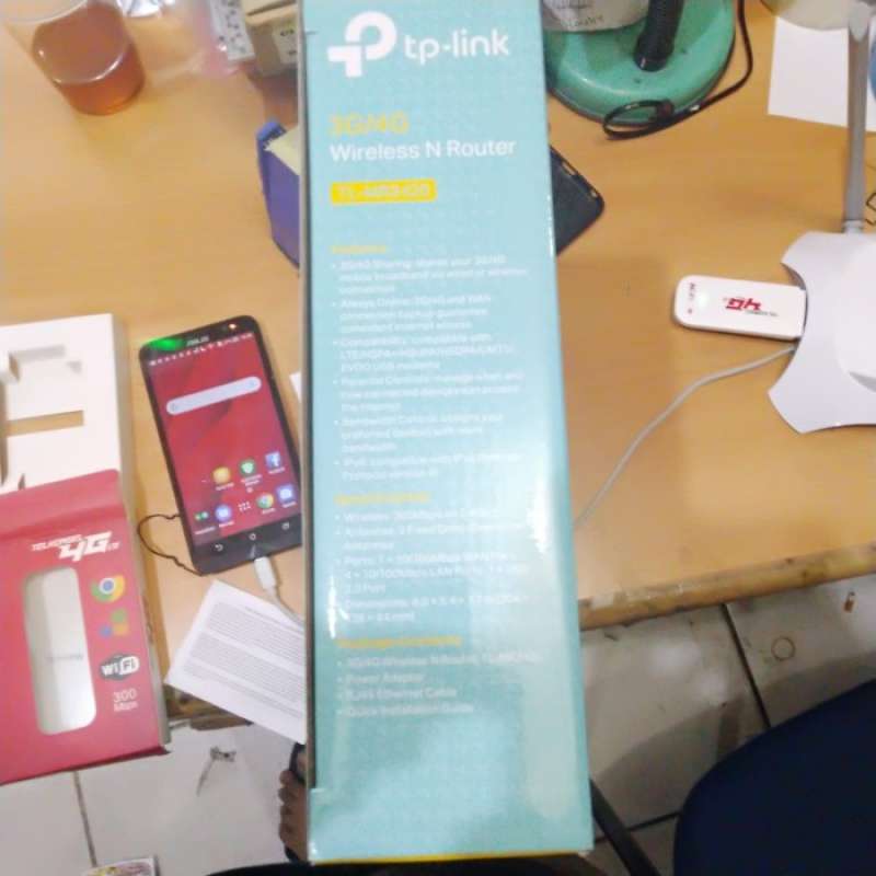Promo Tanpa Merk Paket Router Tp-link Tl-mr3420 + Modem 4g Usb Wifi All ...