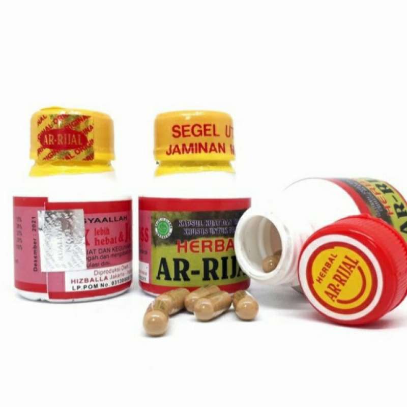 Jual Tahun Ini Aja Kak Kapsul Herbal Ar Rijal Original ( Pria Perkasa ...