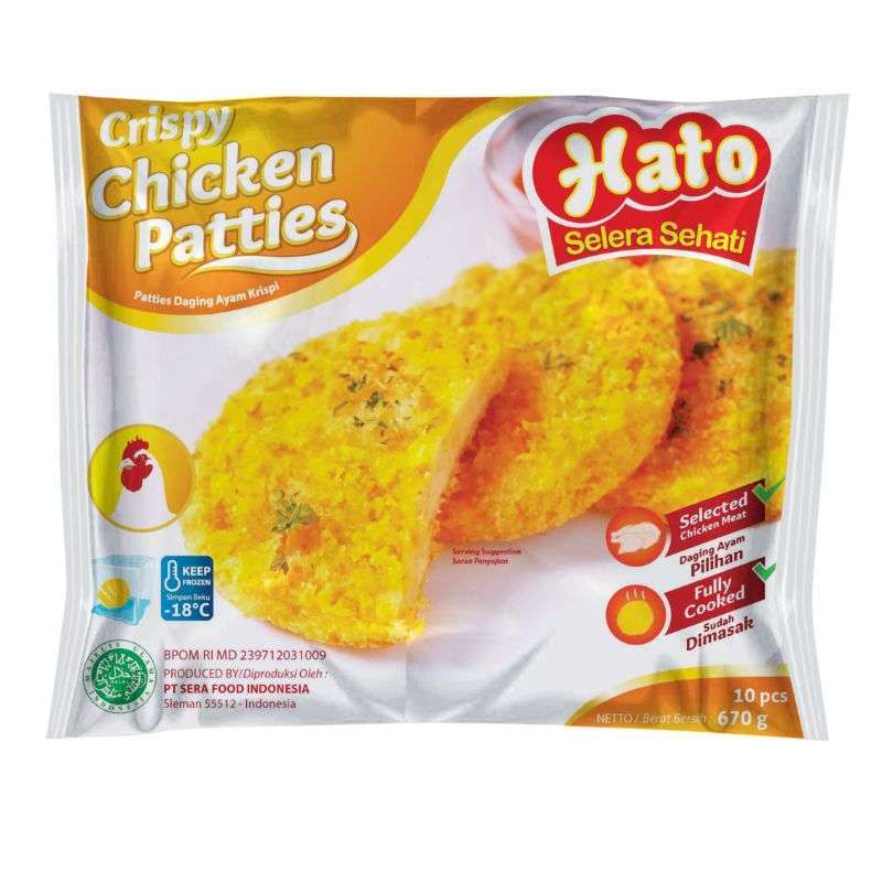 Jual Hato Crispy Chicken Patties [670 g] di Seller Hato.id Sleman ...