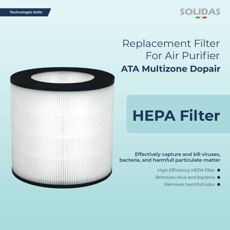Jual Replacement Filter Air Purifier Ata Multizone Dopair / Hepa Filter ...