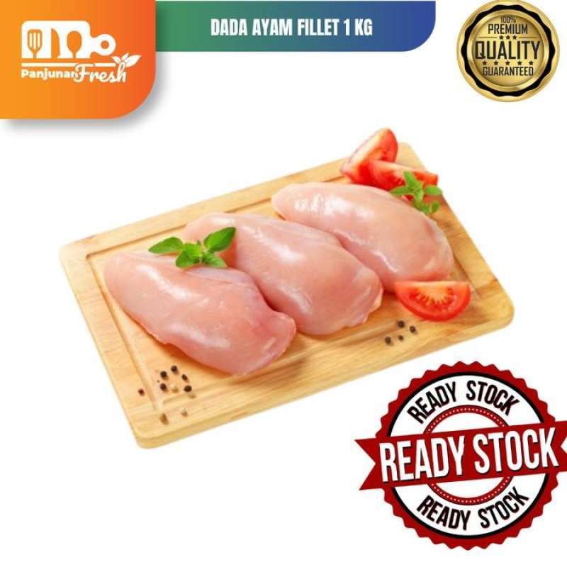 Jual Fillet / Boneless Dada Ayam Tanpa Tulang Tanpa Kulit 1 KG di Seller PANJUNAN FRESH MART ...