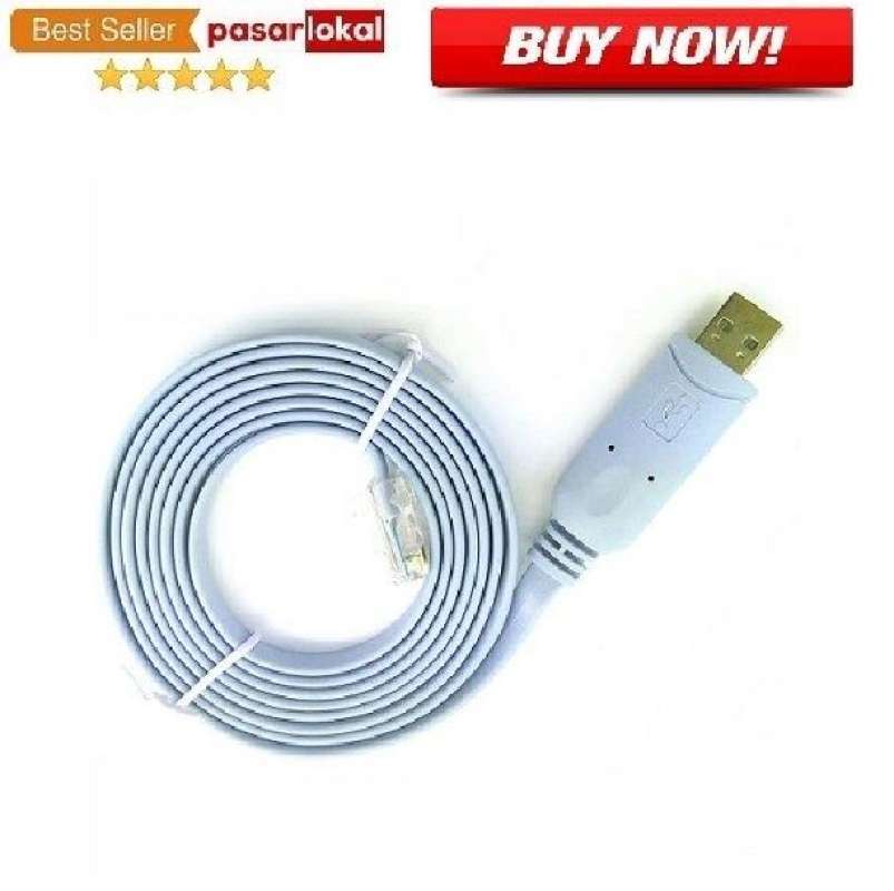 Jual Prolific Kabel Konsol Usb Rs232 To Rj45 Console Cable For Cisco ...