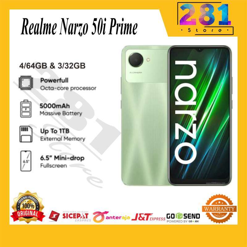 Promo Realme Narzo 50i Prime 4/64GB & 3/32GB Garansi Resmi - 3/32 Diskon 3% di Seller 281 STORE ...