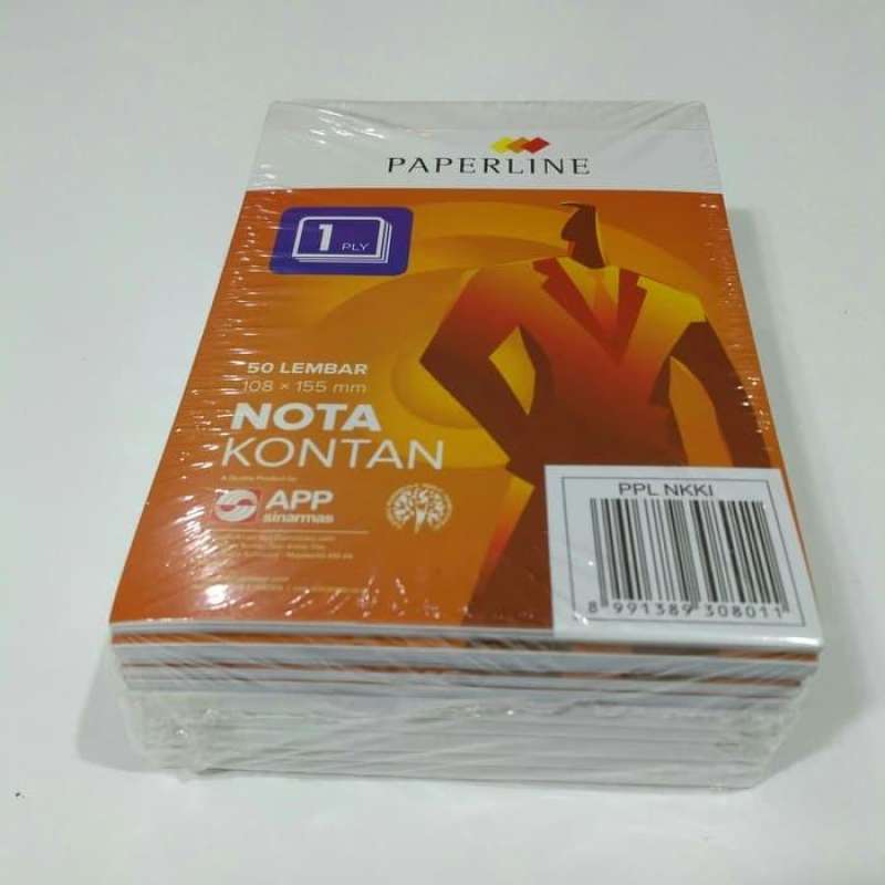 Jual Paperline Nota Kontan Kecil 1 Ply Pack Isi 10 Pcs Di Seller ...