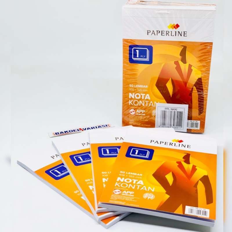 Jual Paperline Nota Kontan Kecil 1 Ply Pack Isi 10 Pcs Di Seller ...