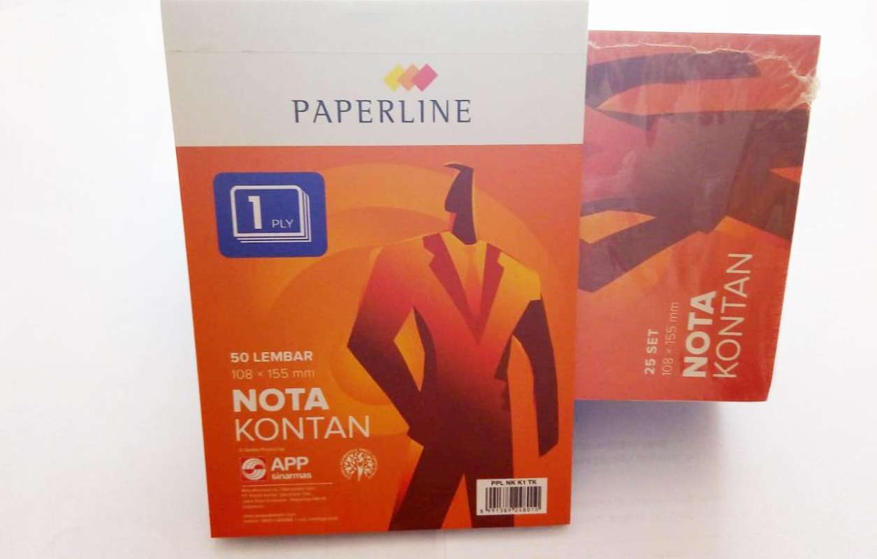 Jual Paperline Nota Kontan Kecil 1 Ply Pack Isi 10 Pcs Di Seller ...