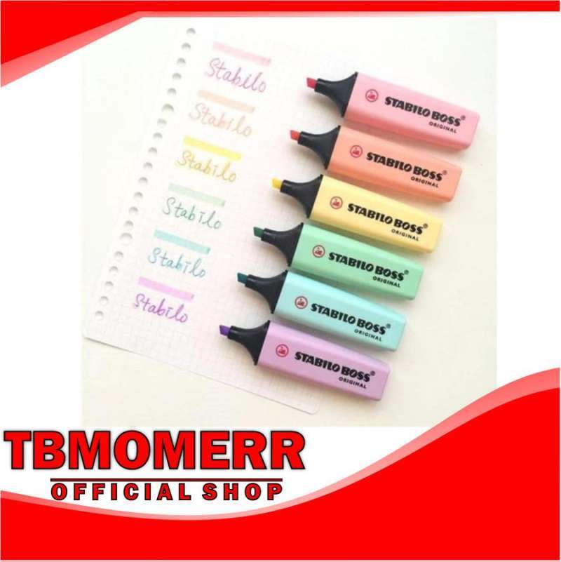 Jual STABILO BOSS PASTEL / HIGHLIGHTER / PENANDA TULISAN di Seller ...
