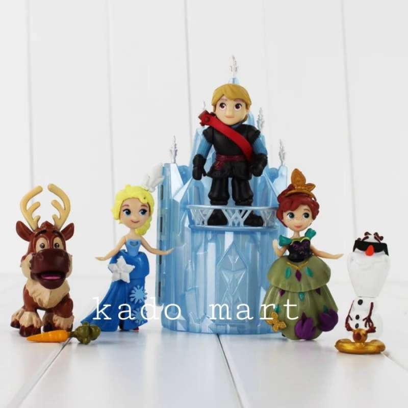 Jual FROZEN ELSA ANNA CASTLE FIGURE TOPPER CAKE FROZEN di Seller Vee ...