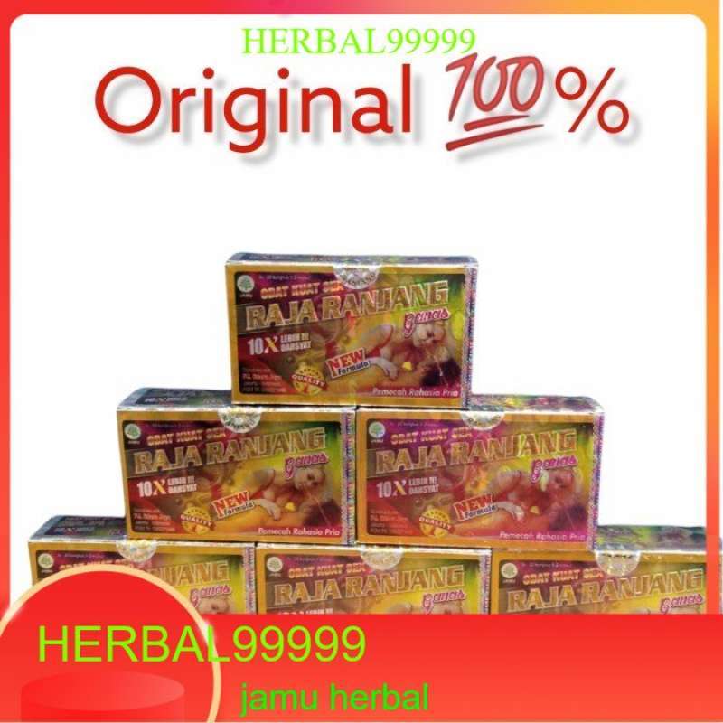 Jual jamu herbal raja ranjang kapsul 1 kotak di Seller HERBAL99999 ...