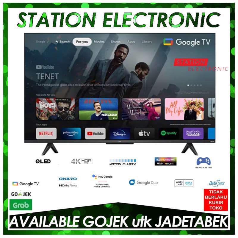 Jual Tcl 43c635 Smart Tv 4k Qled Tv With Google Tv /game Master C635 43c Di Seller Station ...