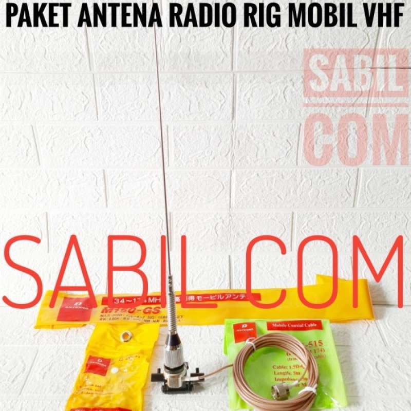 Jual JUAL PAKET ANTENA MOBIL VHF / ANTENA RADIO RIG MOBIL VHF MURAH di Seller NEW VISION ...