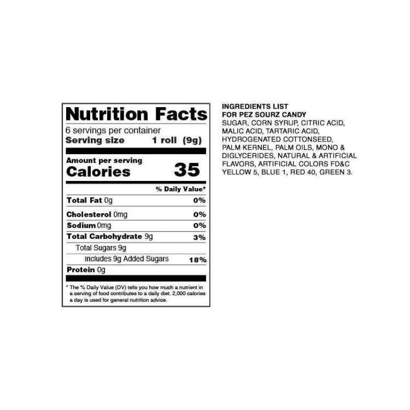 Jual Pez Sourz Candy Refill - Sour Pineapple (1 Roll / 1 Strip / 1 ...