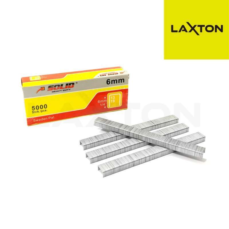 Jual Solid Isi Staples Tembak Gun Tacker R23 Bentuk U - 8mm Di Seller ...