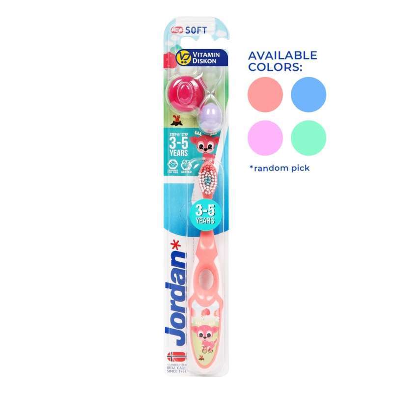 Jual JORDAN KIDS TOOTHBRUSH STEP 2 SOFT USIA 3-5TAHUN di Seller Toko ...