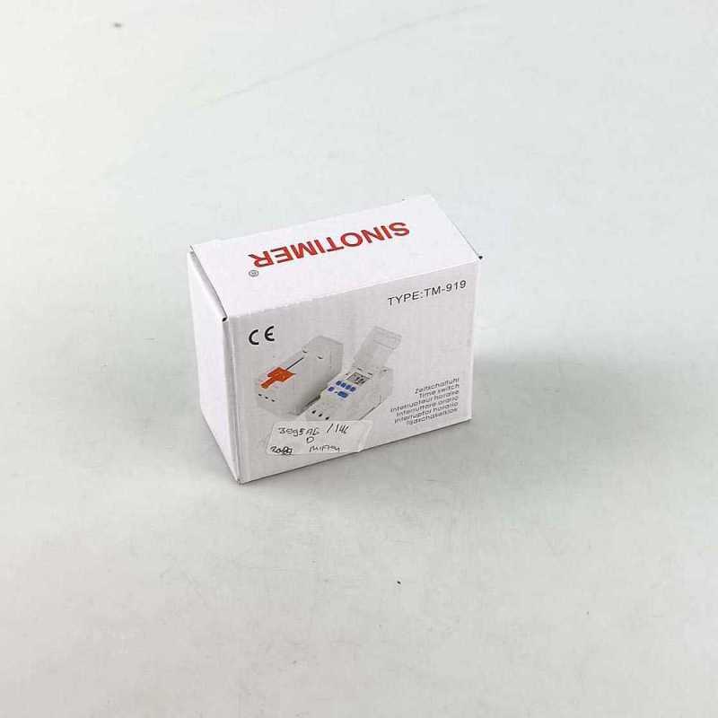 Jual Sinotimer Digital Timer Switch 220v 16 A Tm919a 2 Warna Putih Di Seller Pusat Import Id