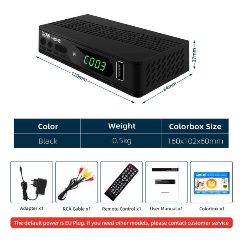 Jual Set Top Box Tv Digital Stb Dvb T2 - Stb Cbm - Stb & Usb Wifi Di ...