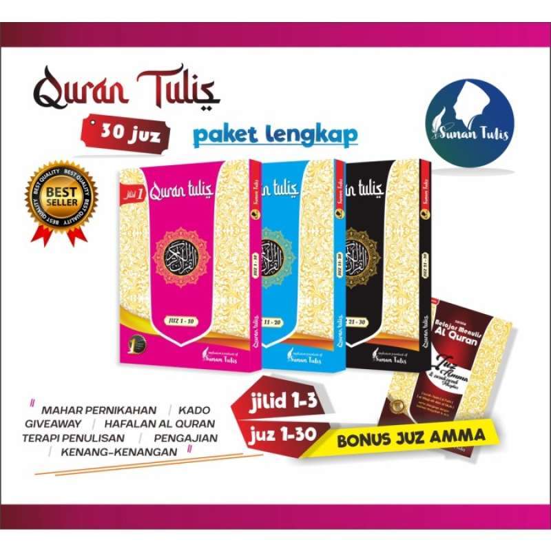Promo Sunan Bonus Tulis Amma Lengkap 1-30 Zen Tulis Al-Qur An Paket Juz ...