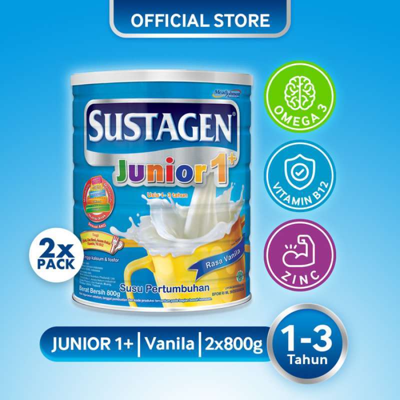Promo Sustagen Junior Vanilla 800G X 2 Diskon 16% di Seller HONEY SWEETY - Kota Jakarta Selatan ...