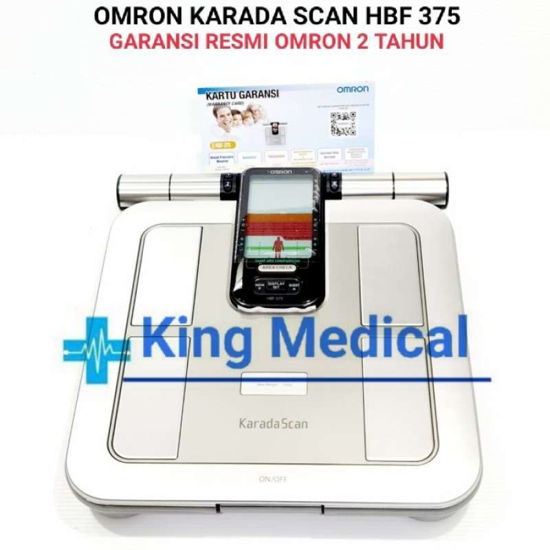 Promo Timbangan Omron Karada Scan HBF 375 Body Fat Composition Monitor ...