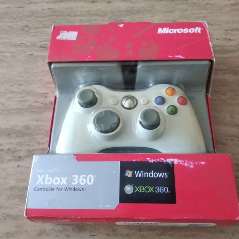 Promo Microsoft XBOX 360 Controller For Windows White Diskon 50% di ...