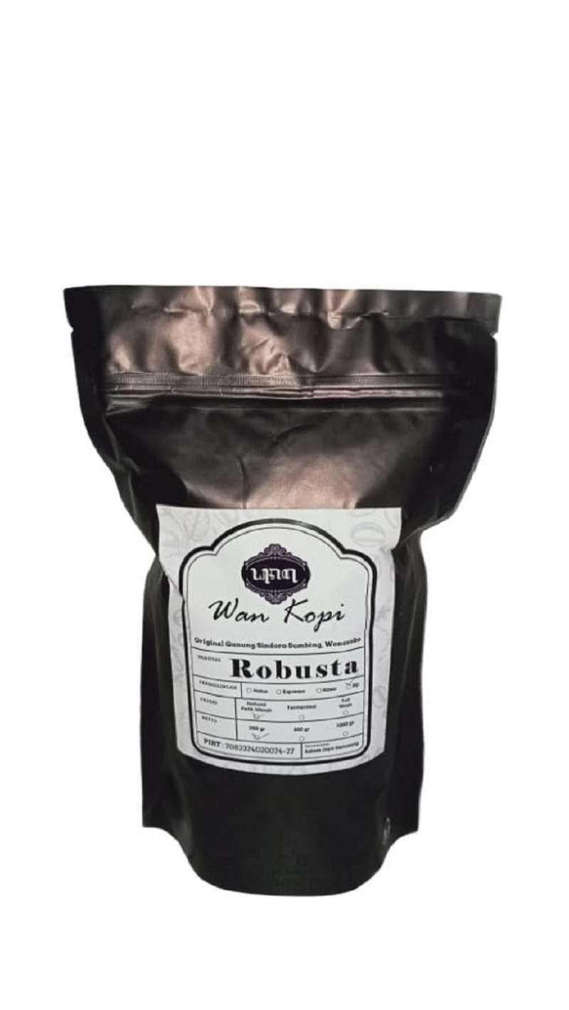 Jual KOPI ROBUSTA GUNUNG SINDORO WONOSOBO JAWA TENGAH 250GR - BIJI/BEAN ...