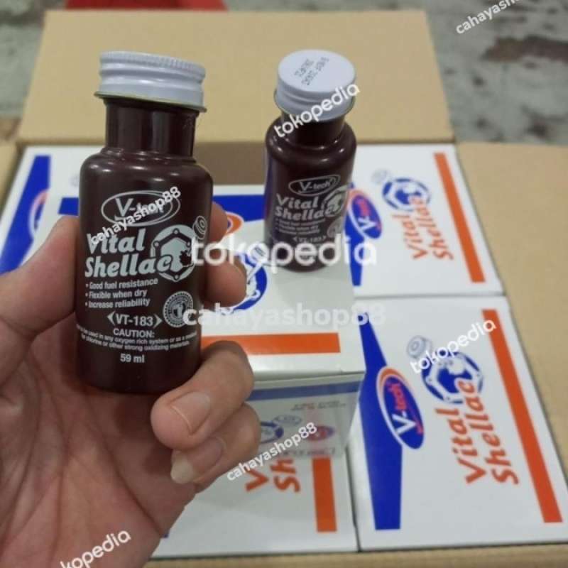 Jual Lem Gasket Compound Shellac Vital / Mirip Lem Gasket Indian By ...